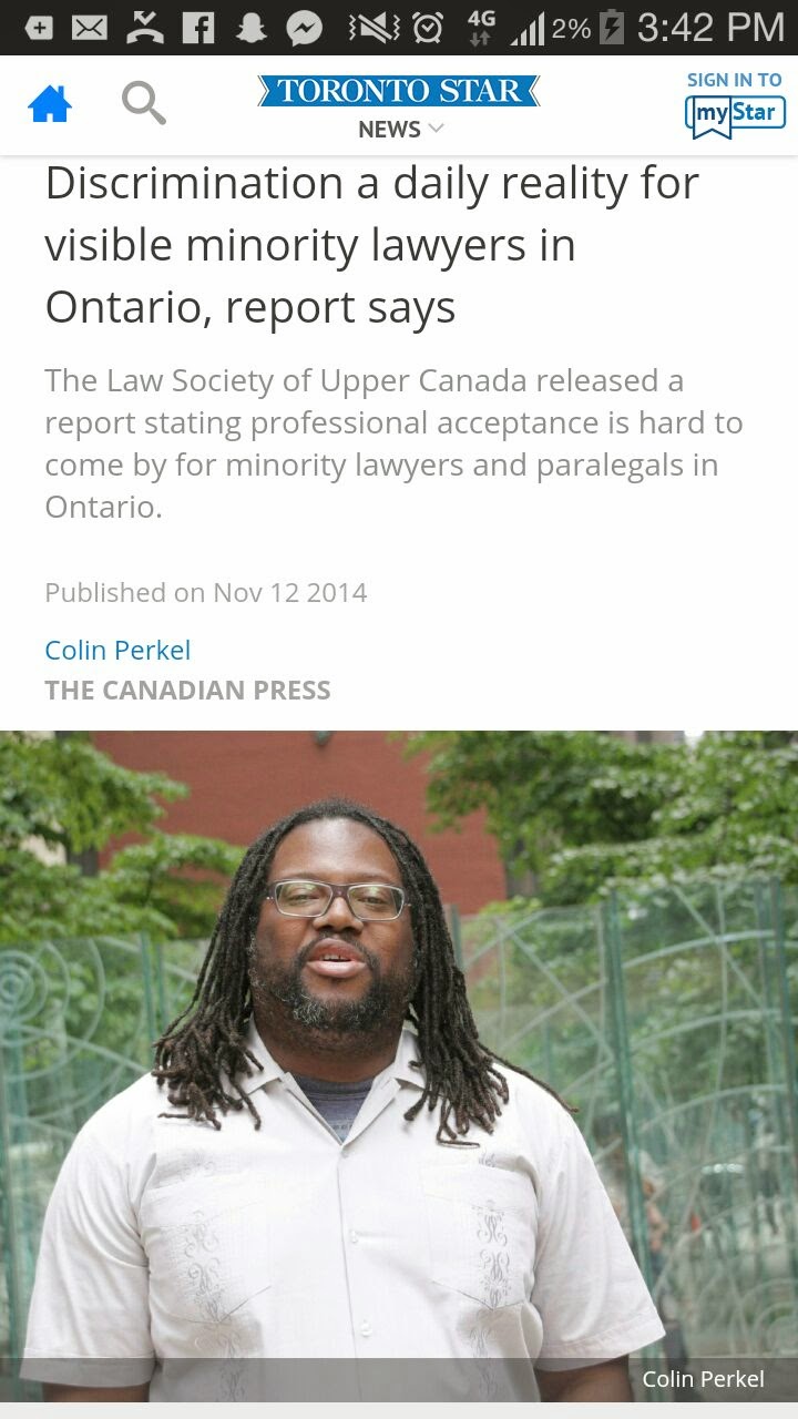 Selwyn: Lawyer Regulation, Race and Justice: An updated look at LSUC ...